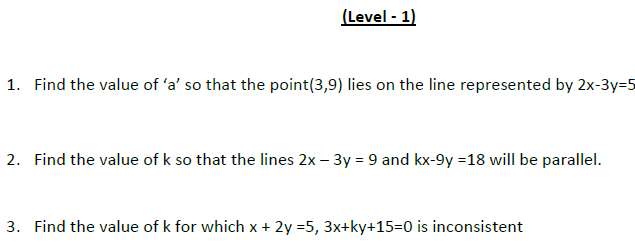CBSE Class 10 Mathematics Linear Equations Assignment Set F